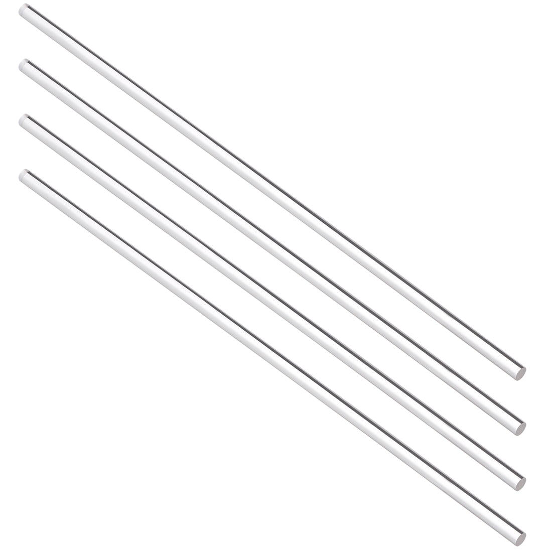 Uxcell 5mmx250mm Clear Solid Acrylic Round Rod PMMA Bar 4pcs | Harfington