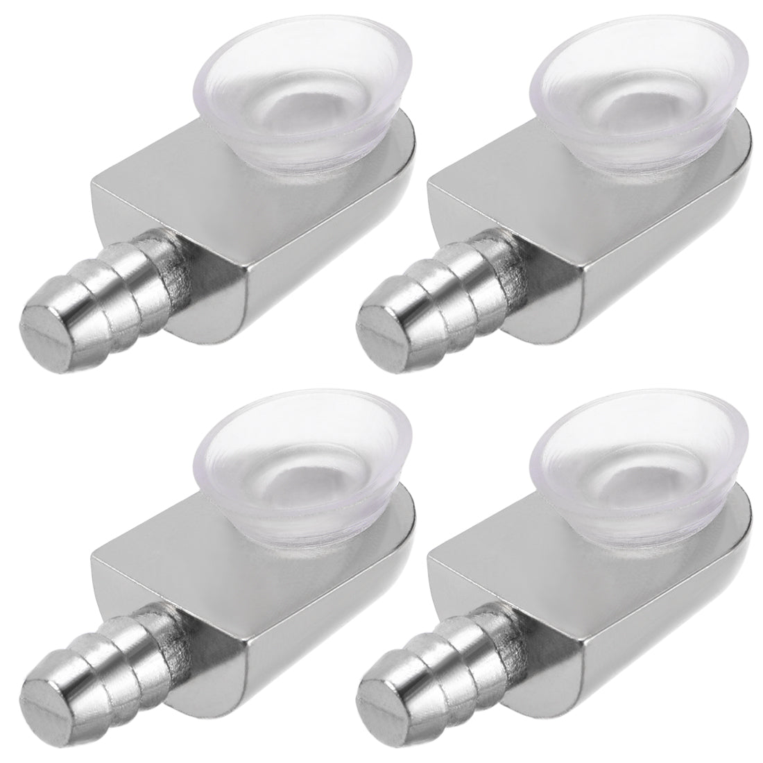 Uxcell Shelf Support Pegs Glass Bracket Zinc Alloy Nail Panel Pallet ...