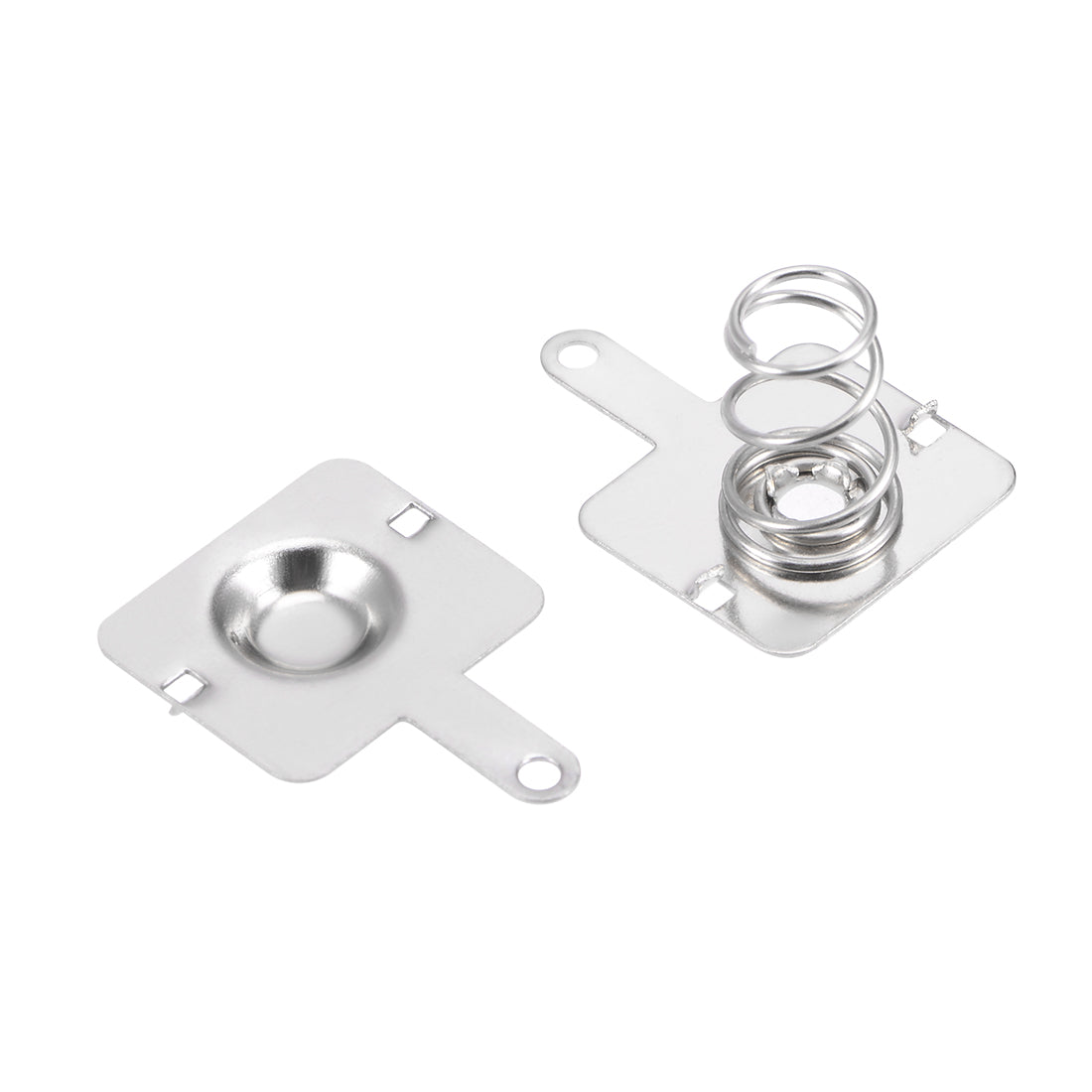 Uxcell 50 Pairs AA Battery Positive Negative Conversion Spring Contact ...