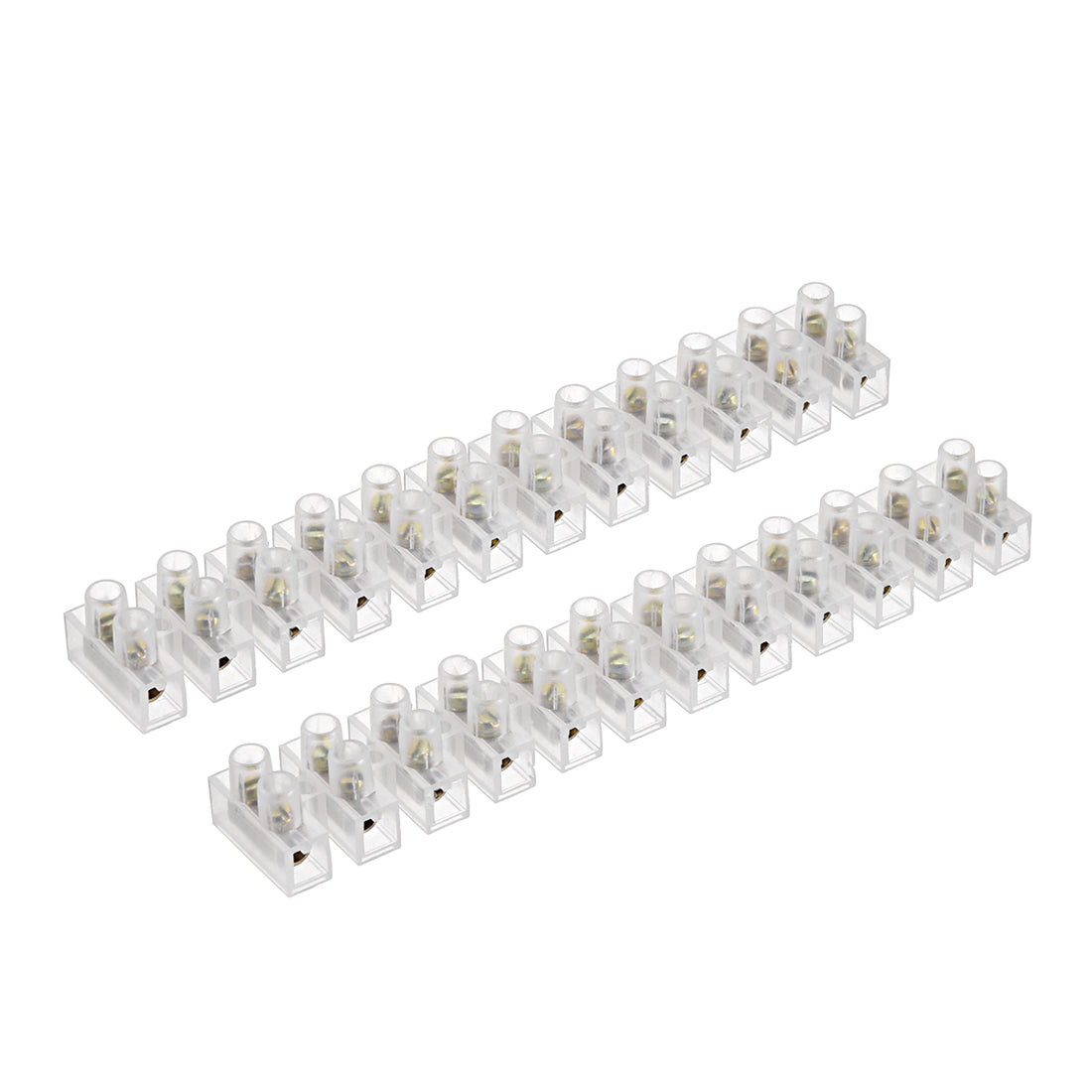 Uxcell Terminal Block , Screw Terminal Barrier Strip, 10A 12 Position ...
