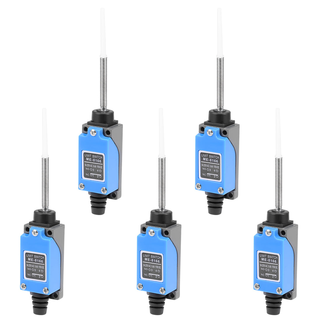 Uxcell Flexible Coil Spring Momentary Limit Switch 1NC+1NO 5Pcs ...