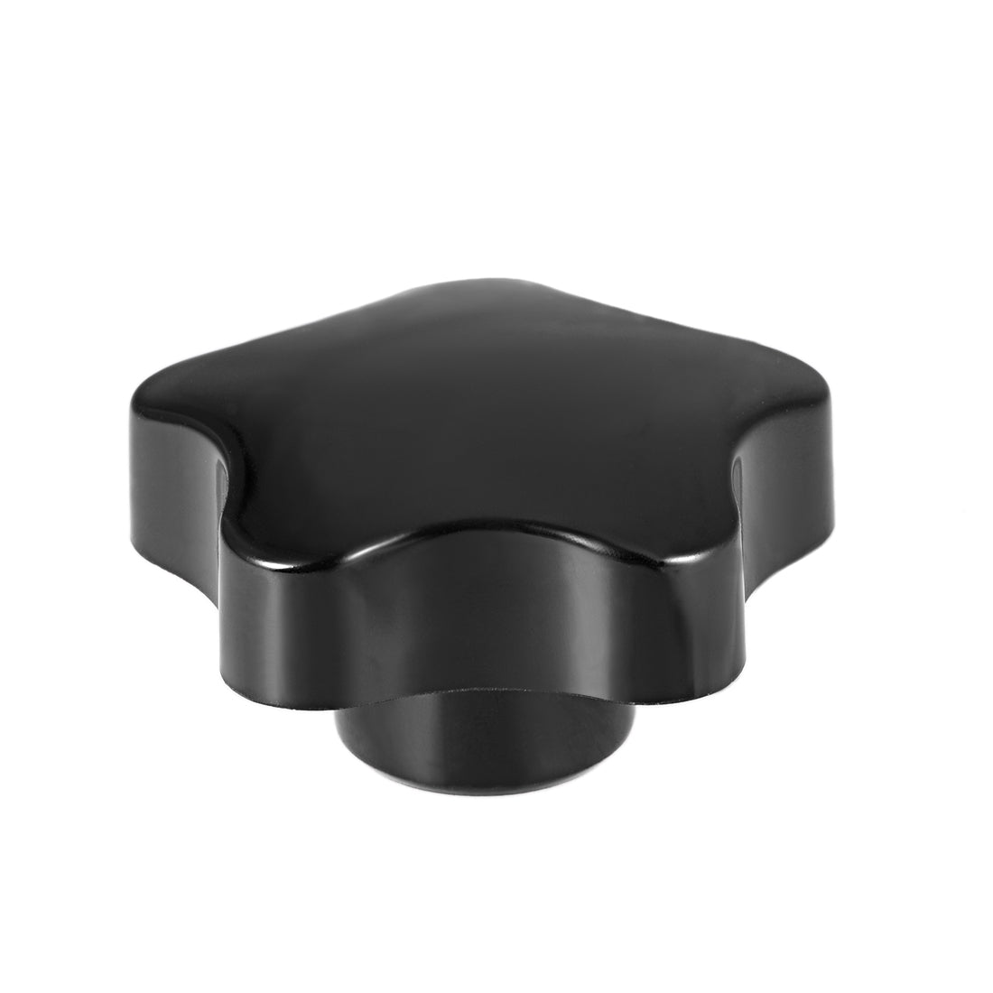 Uxcell M12 Nut Thread Clamping Knob, Black Plastic 5 Star Shape Knob ...