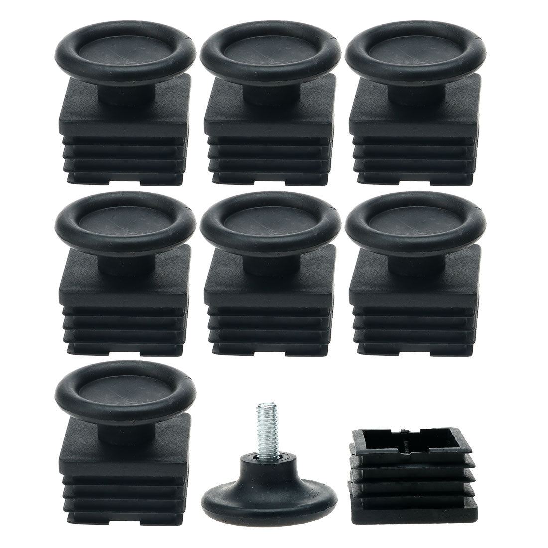 Uxcell Leveling Feet 40 x 40mm Square Insert Adjustable Leveler for ...