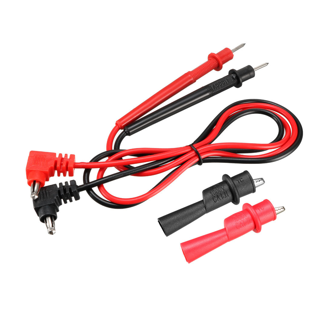 Uxcell Test Leads Banana Plug with Probe﻿ and Alligator Clips, 10A , 4 ...