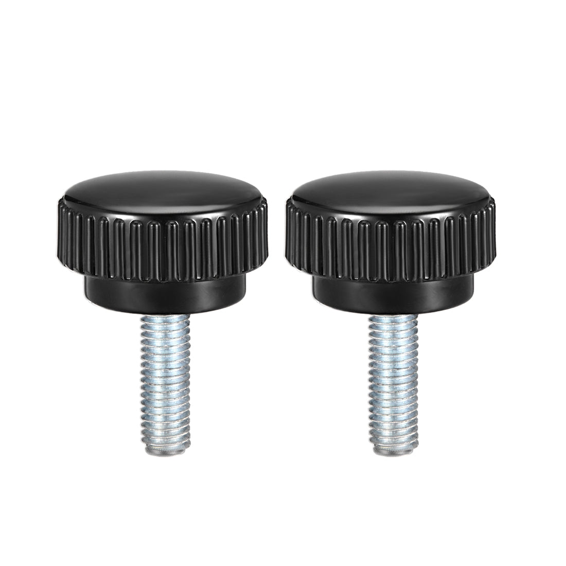 Uxcell Male Thread Knurled Clamping Knob Grip Thumb Screw on Type Round ...