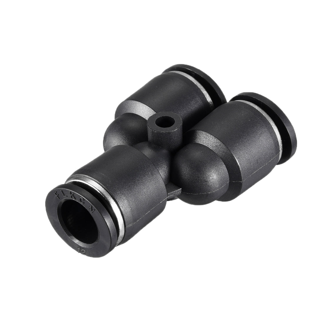 Uxcell 2pcs Push To Connect Fittings Y Type Tube Connect 12 mm or 15/32 ...
