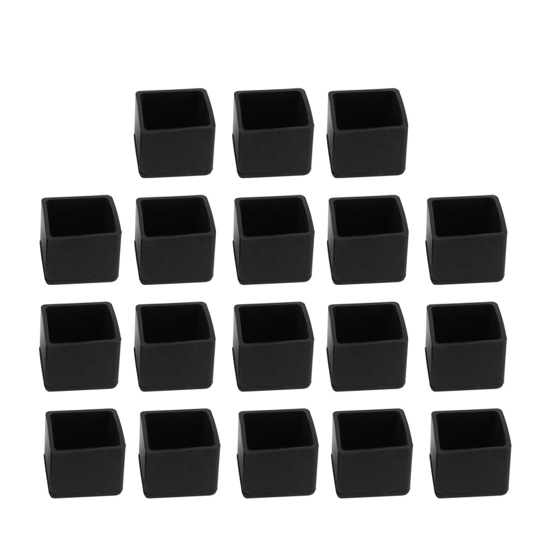 Uxcell Desk Chair Table Leg Caps End Tip Home Furniture Protector 18pcs ...
