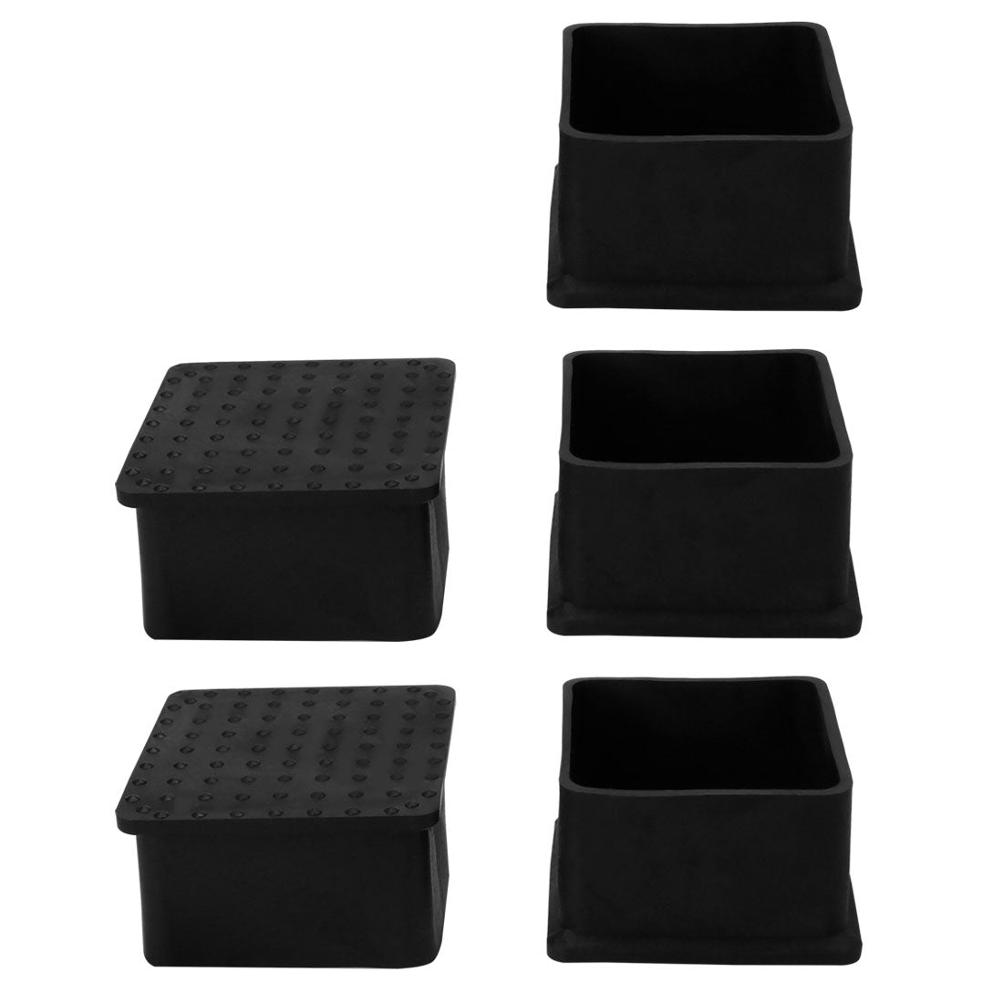Uxcell Table Sofa Leg Caps End Tip Home Furniture Protector 5pcs 2"x2 ...