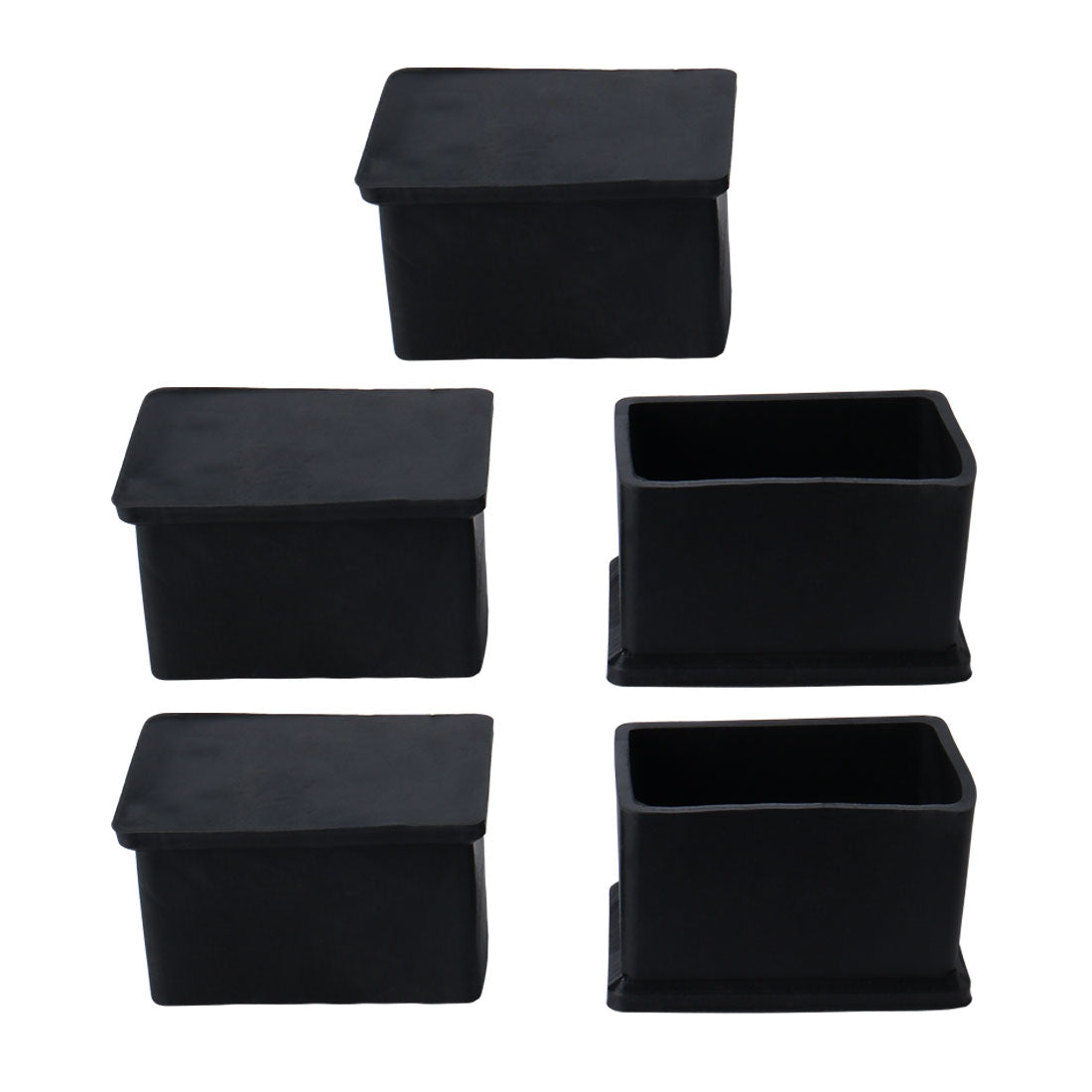Uxcell PVC Leg Cap Ended Tip Pad Feet Cover Floor Protector 5pcs 1.18 ...