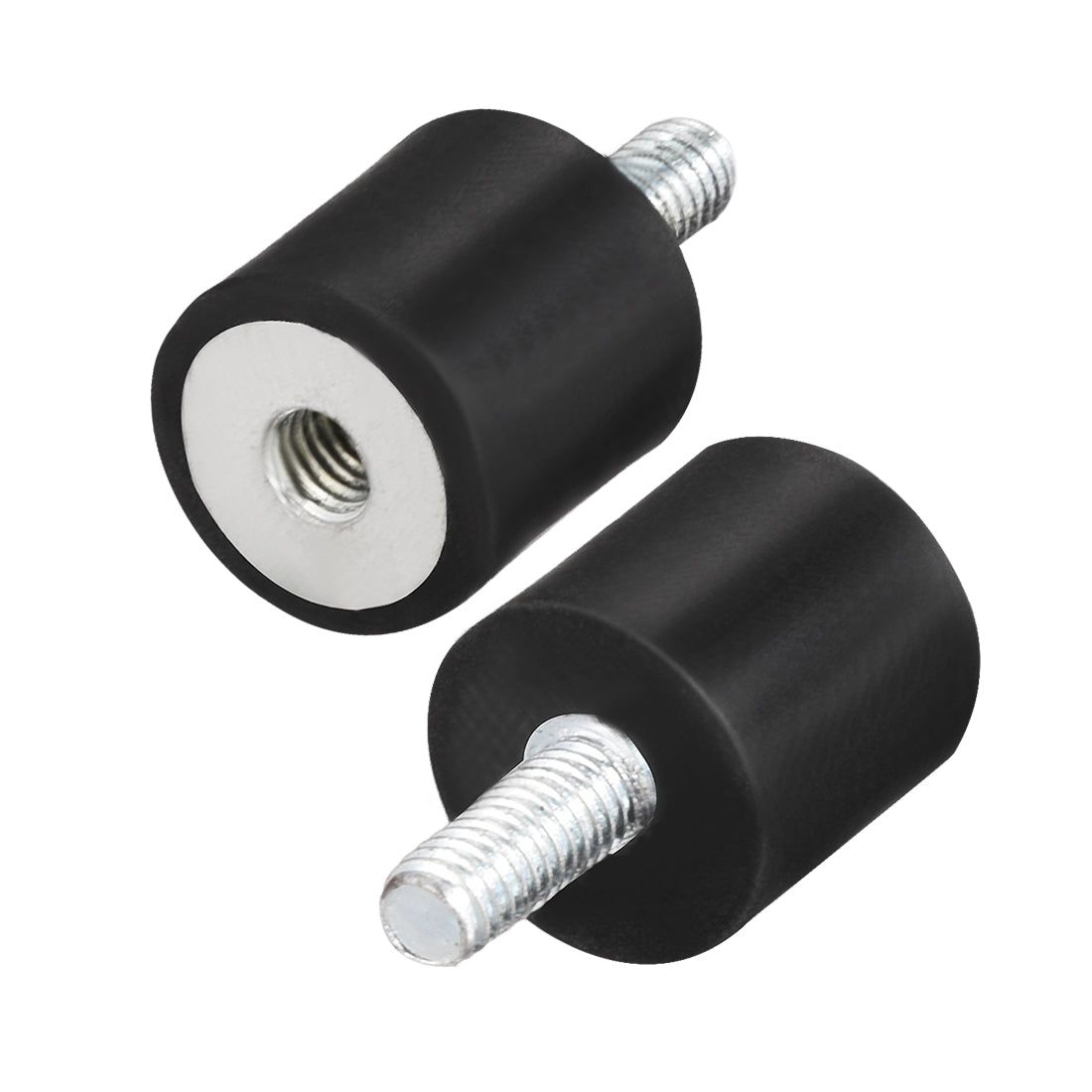 Uxcell M4 Thread Male Female Rubber Mounts,Vibration Isolators,13mm x ...
