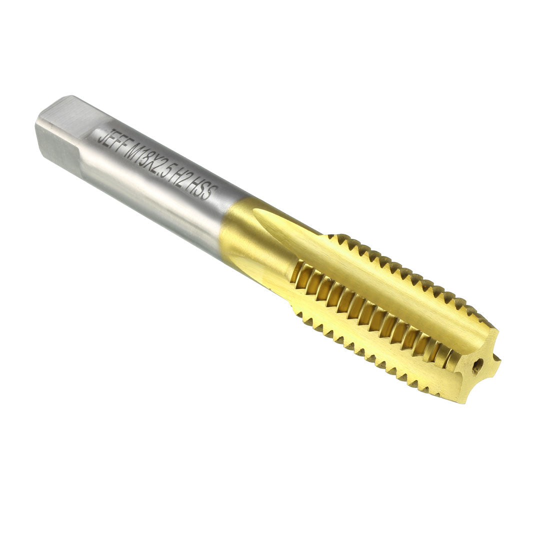 Uxcell Metric Tap M18 x 2.5 H2 Right Hand Thread Plug Ti-coated for ...