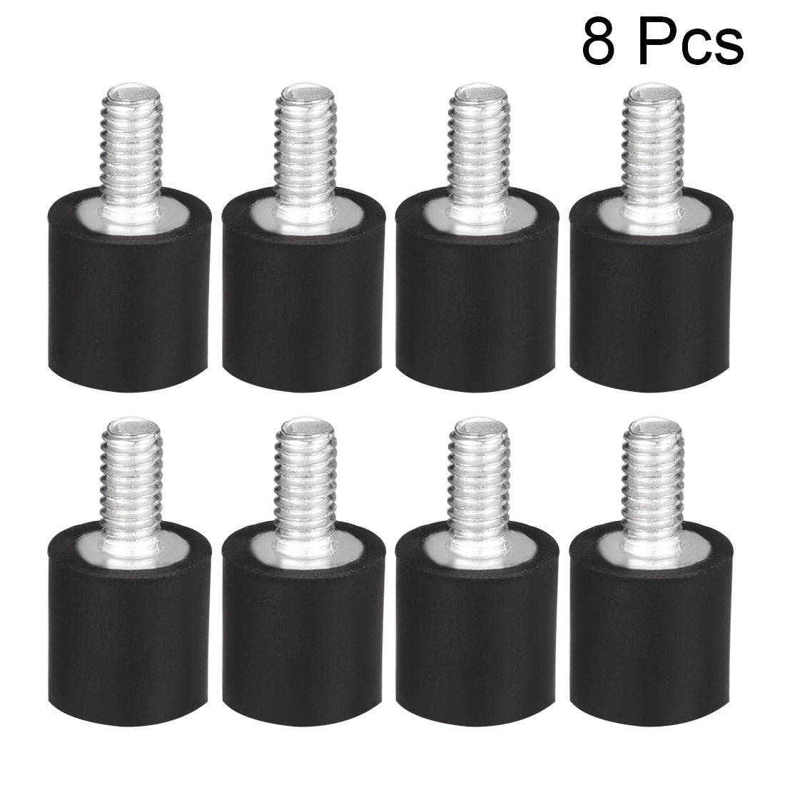 Uxcell Thread Male Female Rubber Mounts,Vibration Isolators 8pcs ...