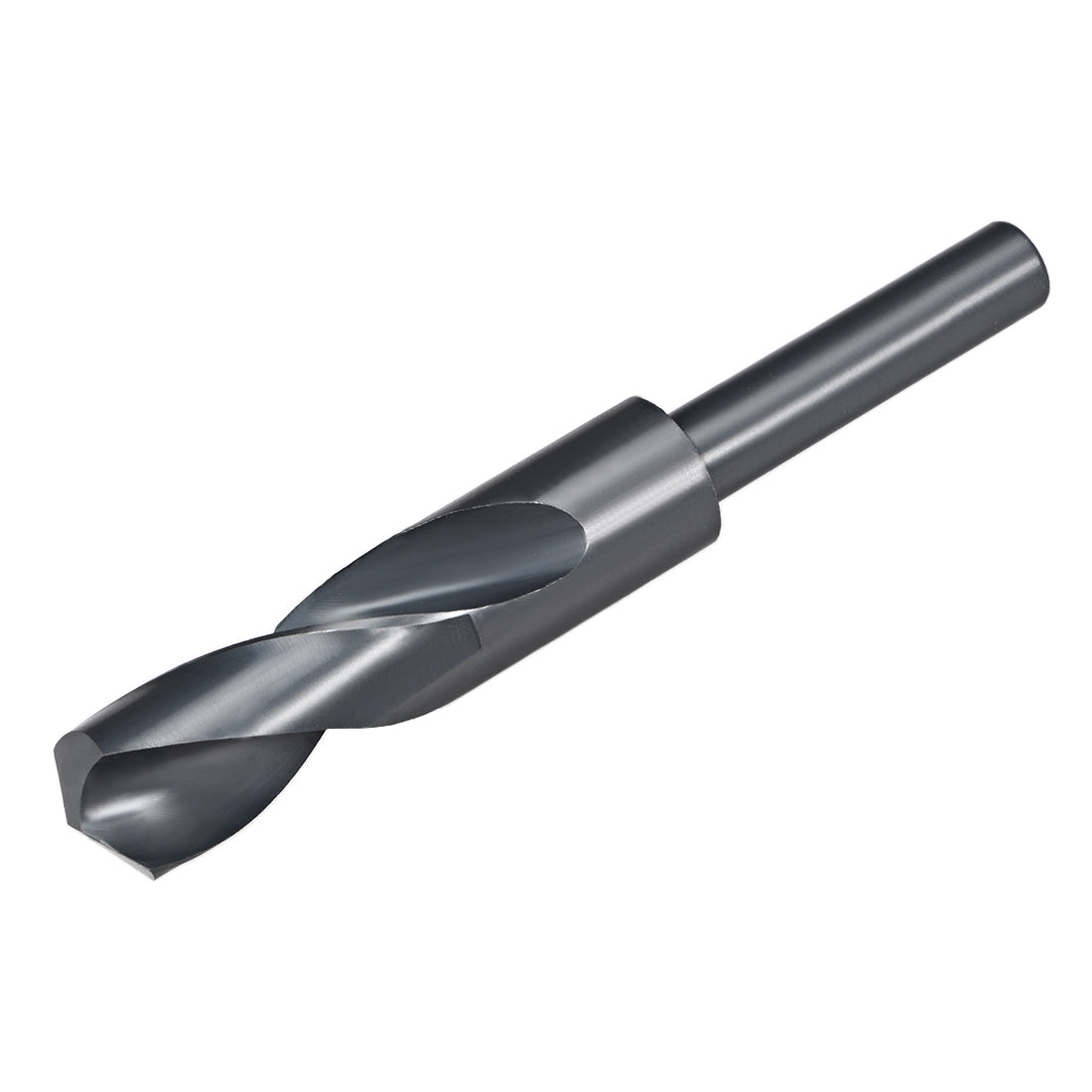 Uxcell Reduced Shank Drill Bit 21mm HSS 6542 Black Oxide with 1/2 Inch ...