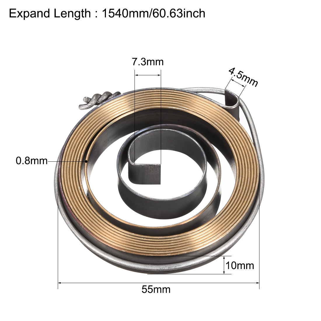 Drill Press Spring Quill Feed Return Coil Spring | Harfington
