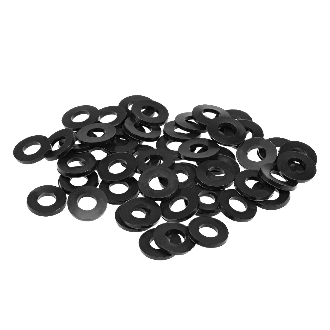 Uxcell Rubber Flat Washers Inner Diameter OD Thick 50 Pieces | Harfington