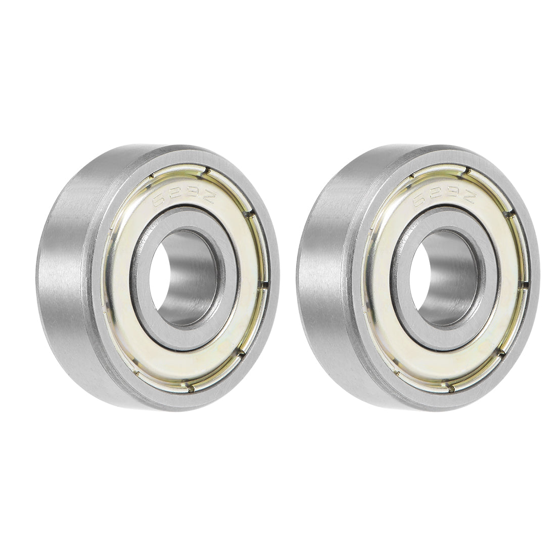 Uxcell Deep Groove Ball Bearing Metric Double Shielded Chrome Steel ...
