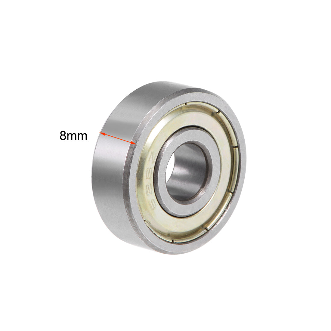 Uxcell Deep Groove Ball Bearings Metric Double Shielded Chrome Steel ...