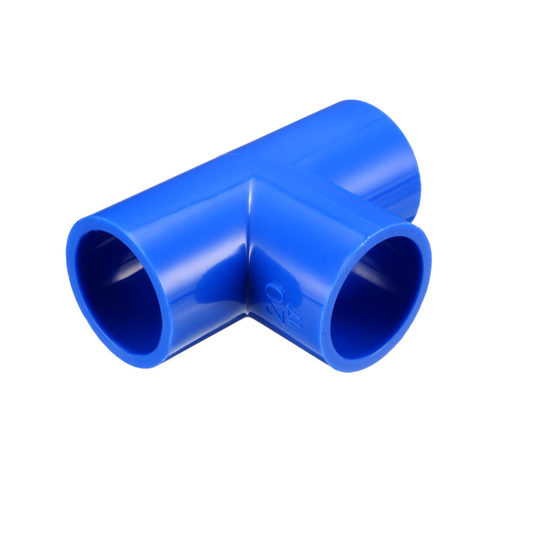 Uxcell 20mm Slip Tee PVC Pipe Fitting T-Shaped Coupling Connector Blue ...