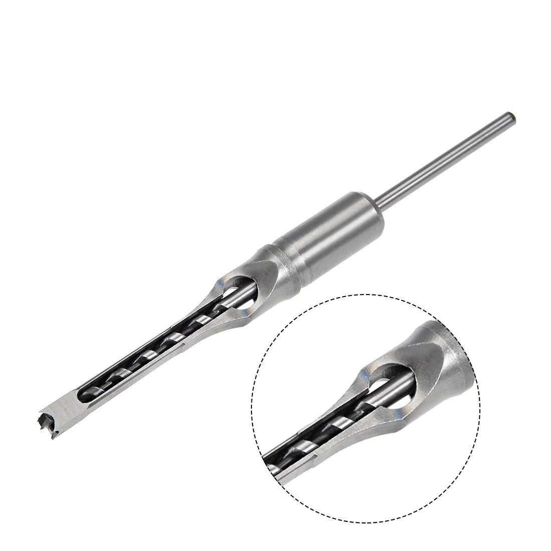 Uxcell Square Hole Drill Bit for Wood Hollow Chisel Mortiser Auger Spur ...