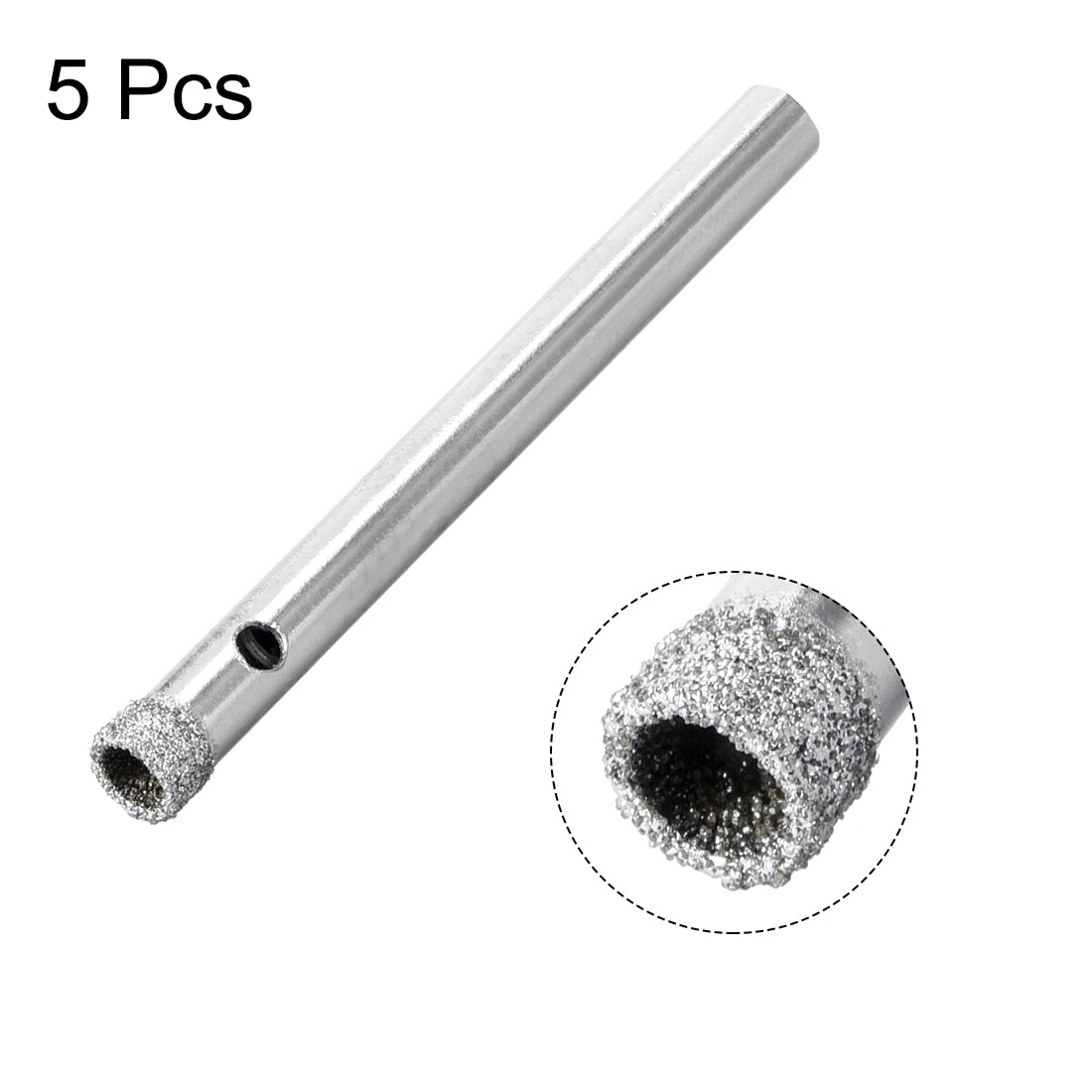 Uxcell 6mm Diamond Drill Bits Hole Saws for Glass Ceramic Porcelain ...