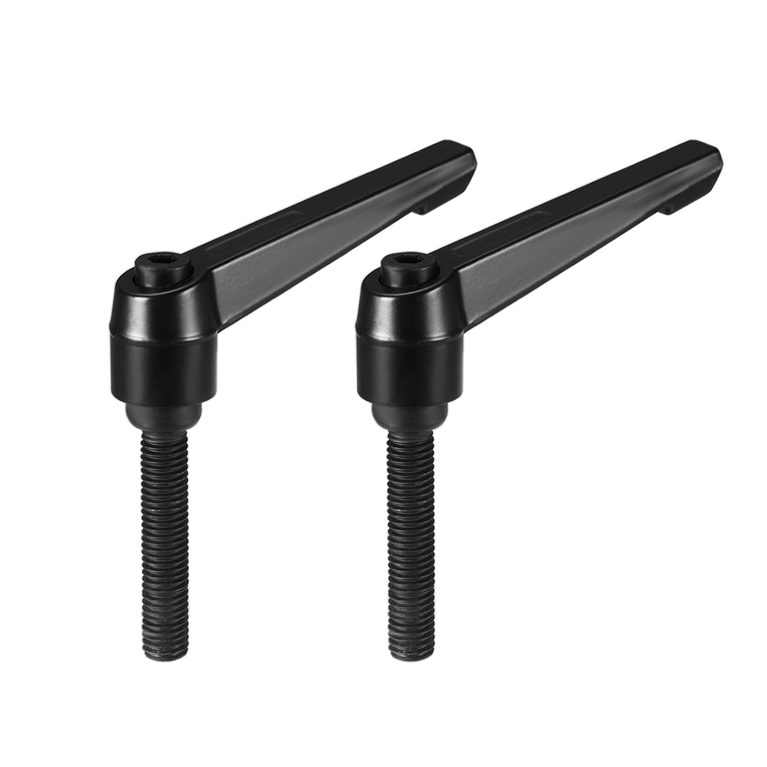 Uxcell Handles Adjustable Clamping Lever Push Button Ratchet Male Threaded Stud 2Pack | Harfington