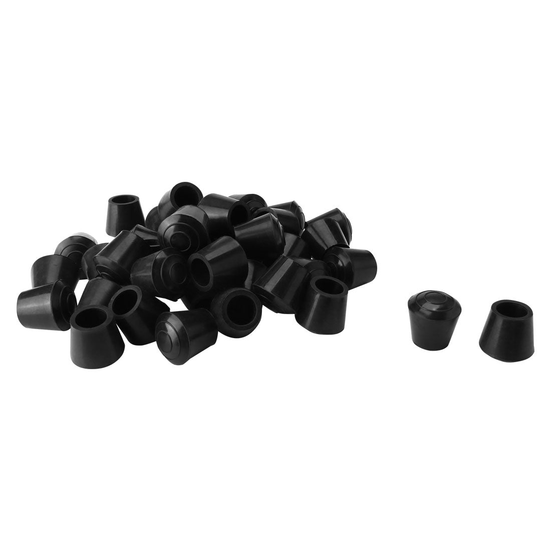 Uxcell Rubber Leg Cap Tip Cup Feet Cover 13mm Inner Dia 50pcs for ...
