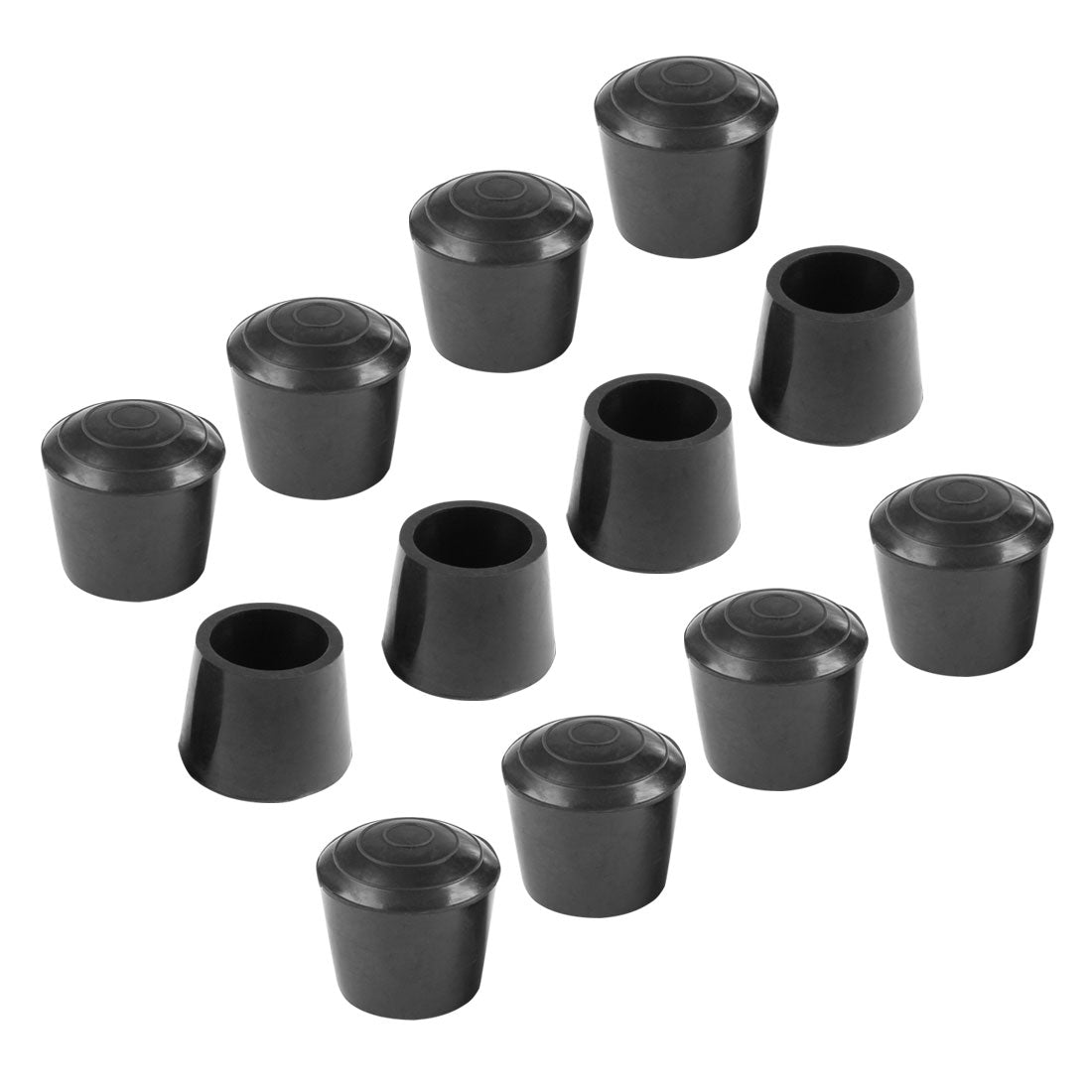 Uxcell Rubber Leg Cap Tip Cup Feet Cover 28mm 1 1/8" Inner Dia 12pcs ...
