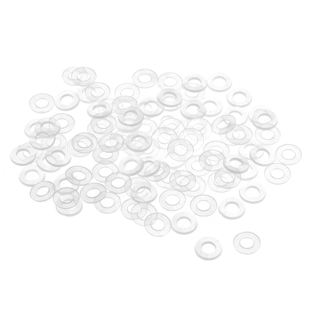 Uxcell White Nylon Flat Washers for Screws Bolts 200PCS | Harfington
