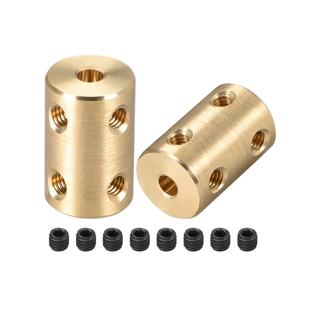 Uxcell Shaft Coupling 4mm to 4mm Bore L22xD14 Robot Motor Wheel Rigid ...