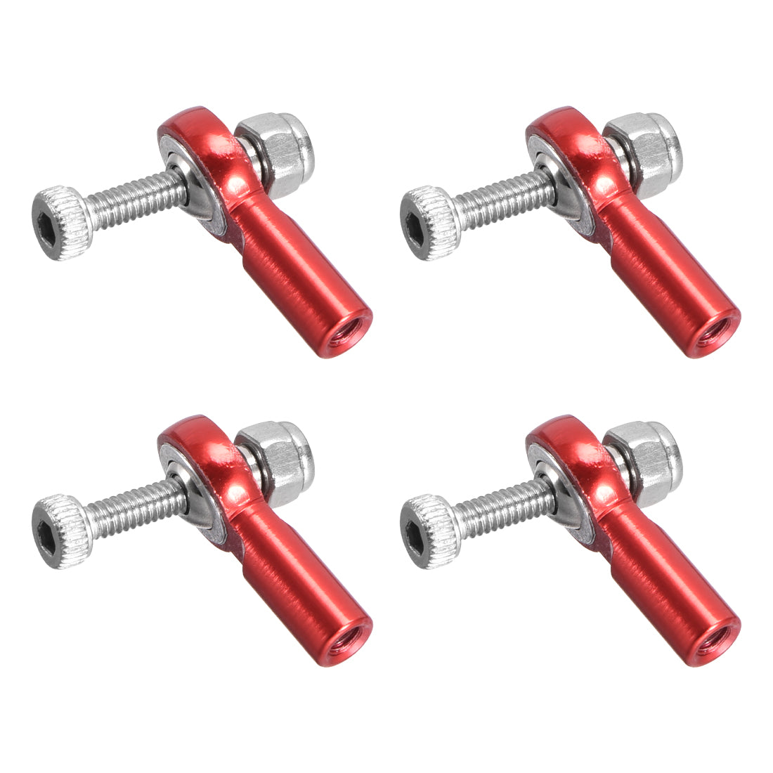 Uxcell 4 PCS M2/2mm 15mm Linkage Rod End Tie Rod End Ball Head Joint ...