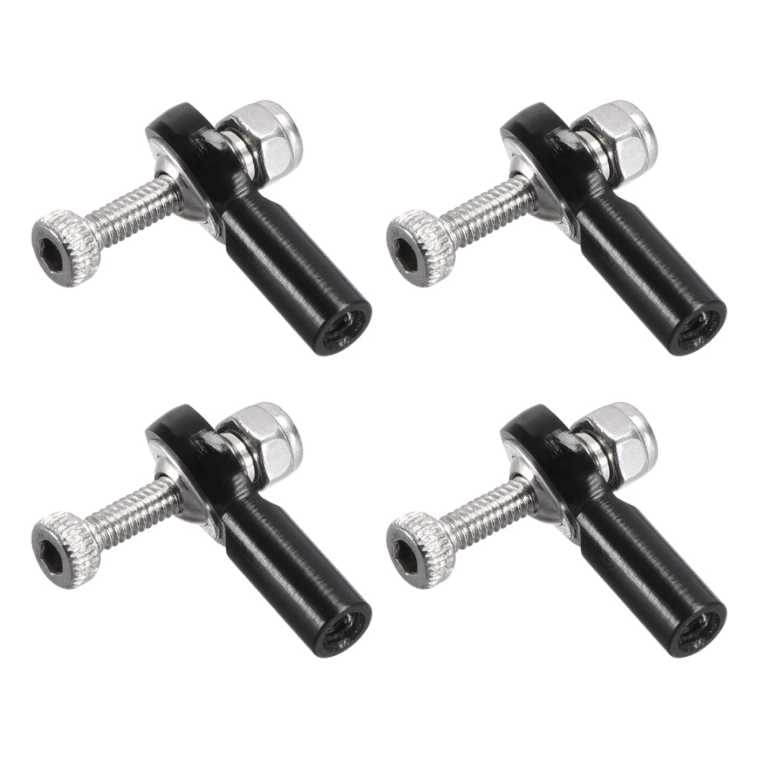 Uxcell 4 PCS M2/2mm 15mm Linkage Rod End Tie Rod End Ball Head Joint ...