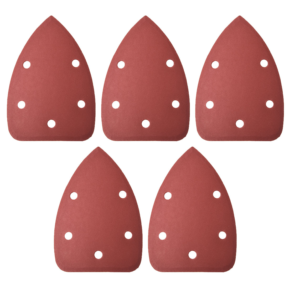 Uxcell Triangle Detail Sander Sandpaper,Sanding Paper,5 Hole 40 Grits ...
