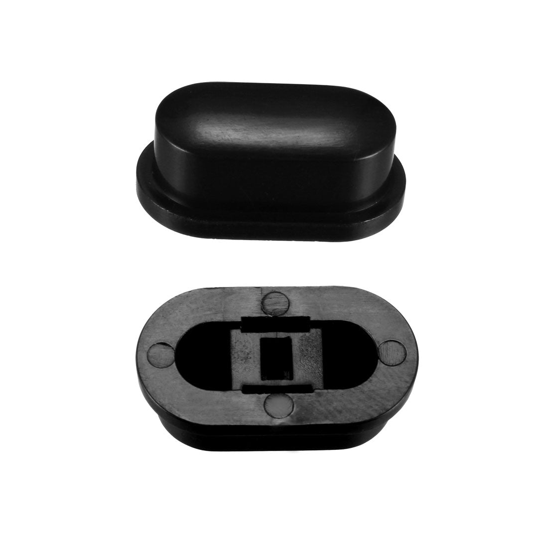 Uxcell 25Pcs Plastic 18x10x7mm Latching Pushbutton Tactile Switch Caps ...