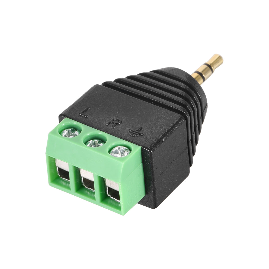 Uxcell 2.5mm 3 Pole Male to AV 3 Screw Terminal Stereo Audio Video ...