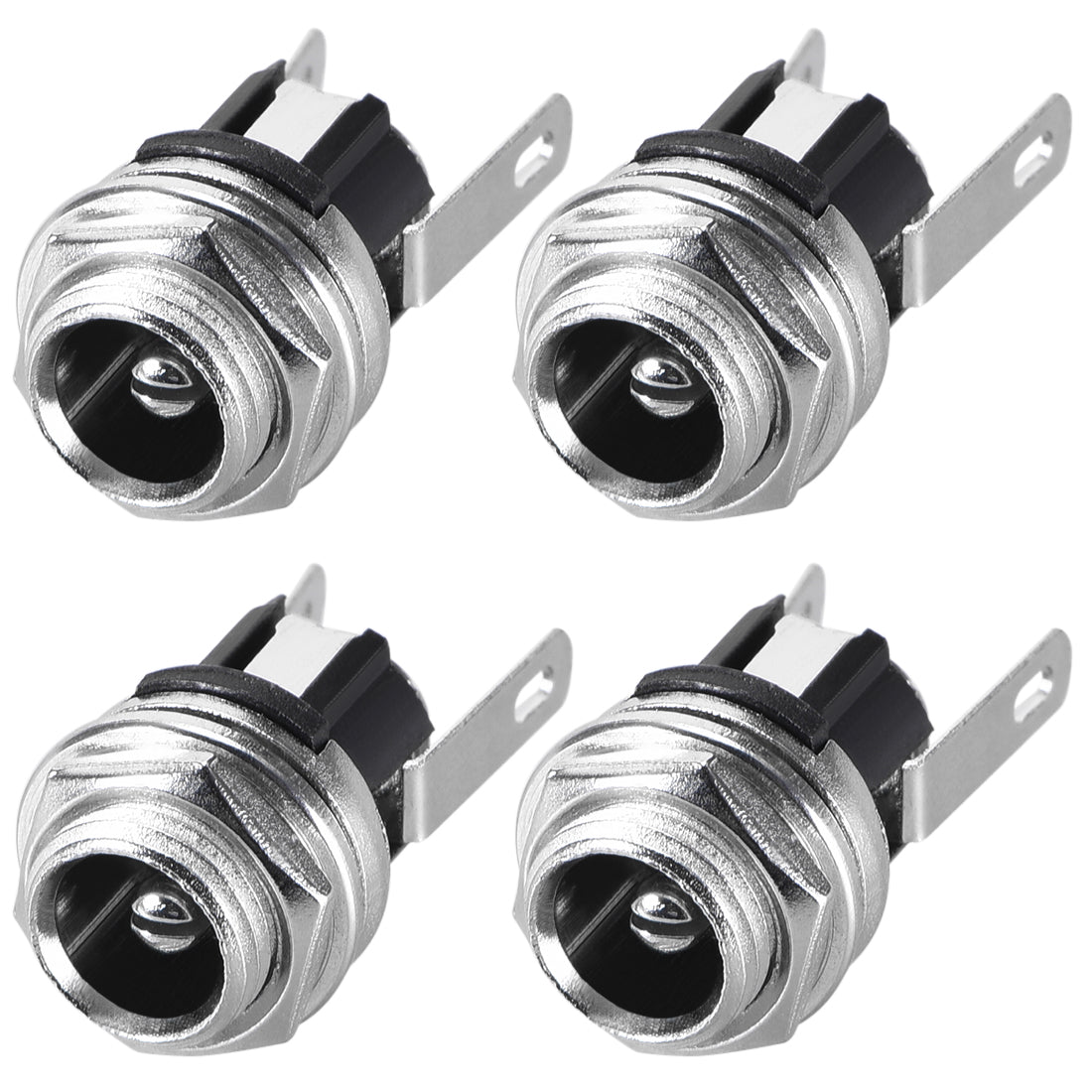 Uxcell PCB Mount DC Connector Audio Video Socket DC025M 3 Pin Female 5 ...