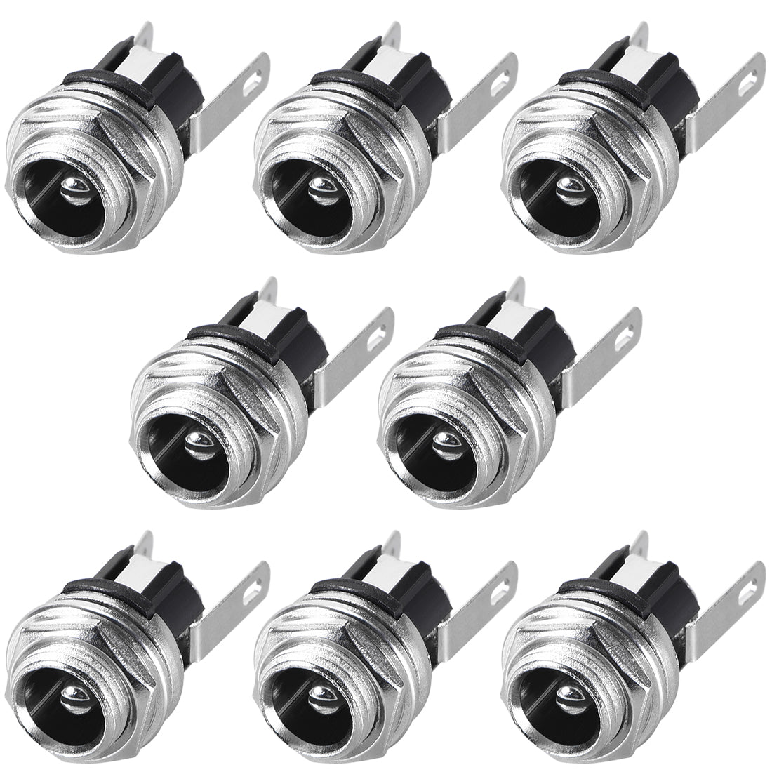 Uxcell PCB Mount DC Connector Audio Video Socket DC025M 3 Pin Female 5 ...