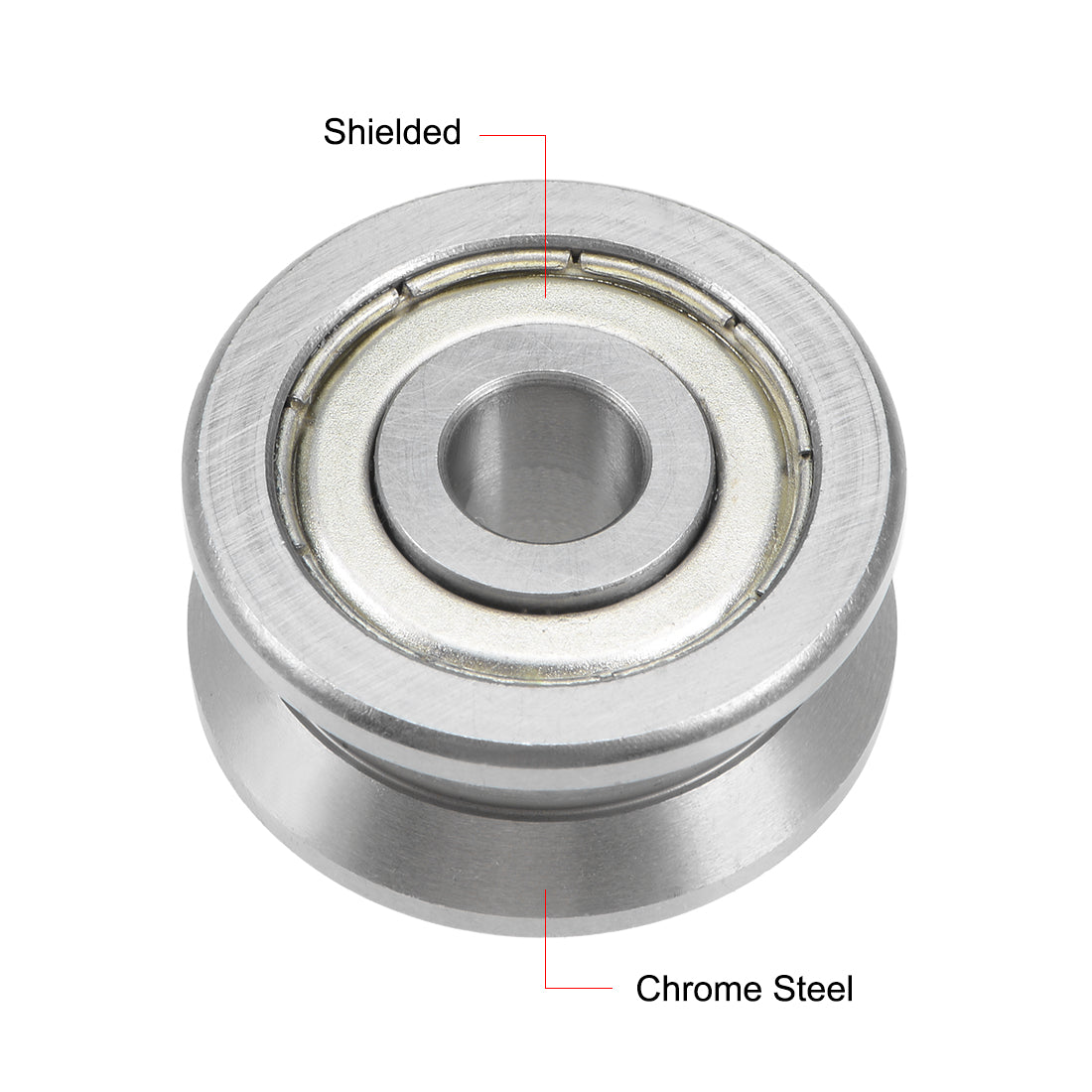V-Groove Ball Bearing Guide Pulley Bearings | Harfington