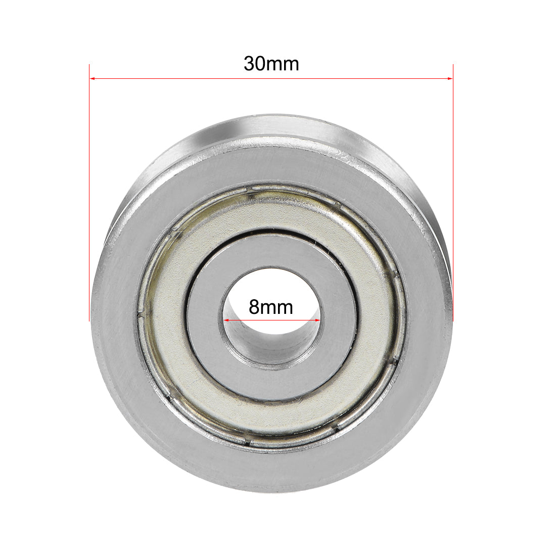 V-Groove Ball Bearing Guide Pulley Bearings | Harfington