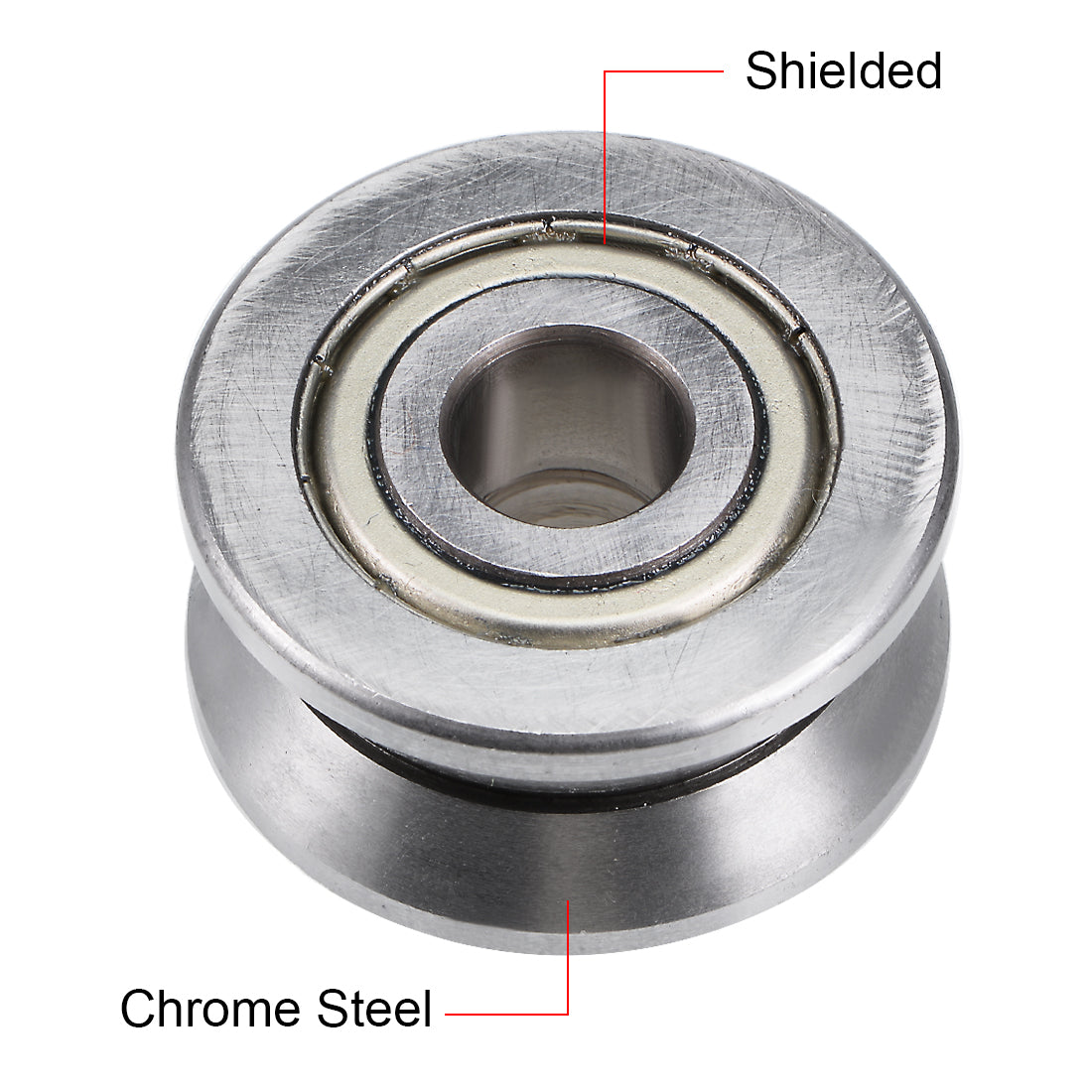 V-Groove Ball Bearing Guide Pulley Bearings | Harfington