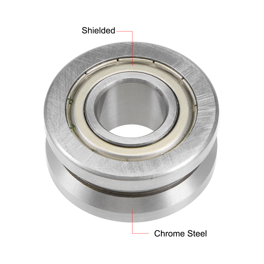 V-Groove Ball Bearing Guide Pulley Bearings | Harfington
