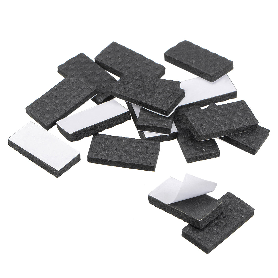 Uxcell Furniture Pads Adhesive EVA Pads 30mm x 15mm Black 28Pcs ...