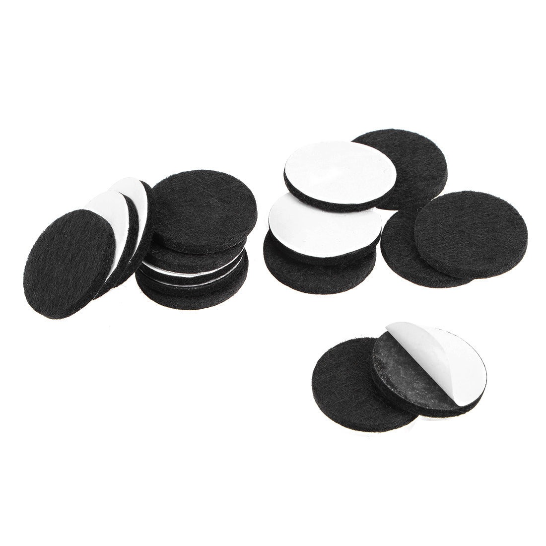 Uxcell Furniture Pads Adhesive Felt Pads 30mm Diameter 3mm Thick Round ...