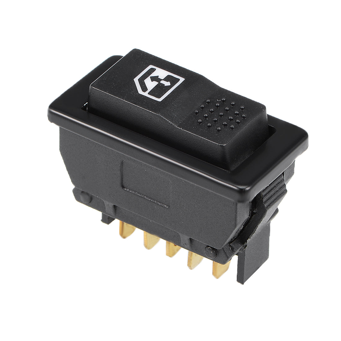Uxcell 5 Pins Car Window Switch Car Master Rocker Switch Momentary DC ...