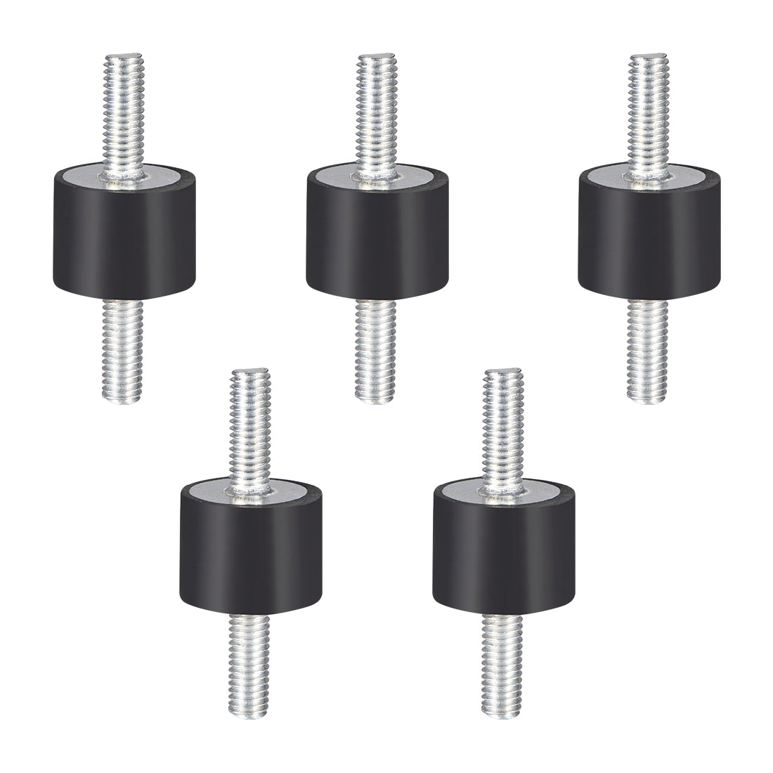 Uxcell 20 x 15mm Rubber Mounts,Vibration Isolators,with M6 x 18mm Studs ...