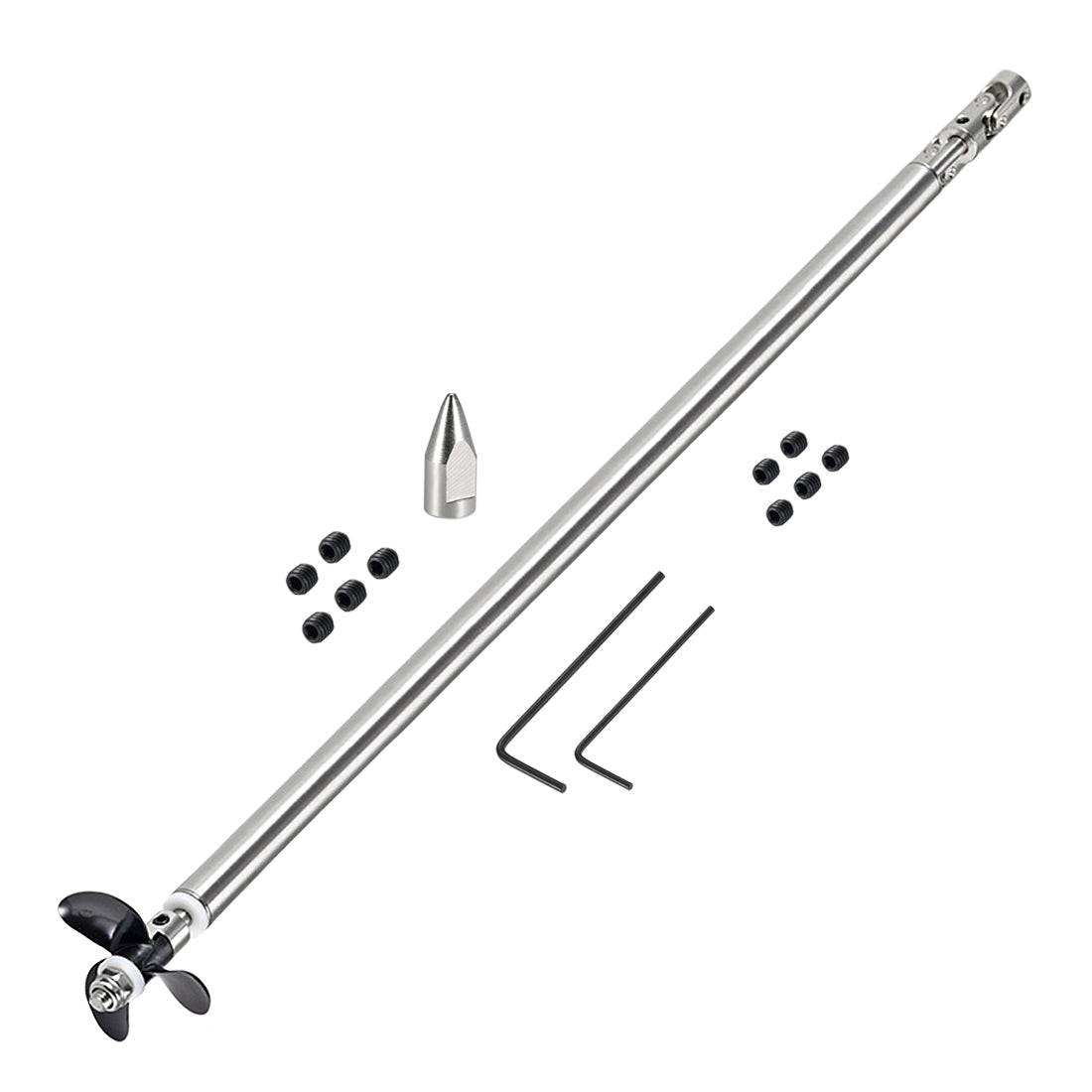 Uxcell 4mm Drive Shaft w Propeller and Universal Joint for RC Boat ...