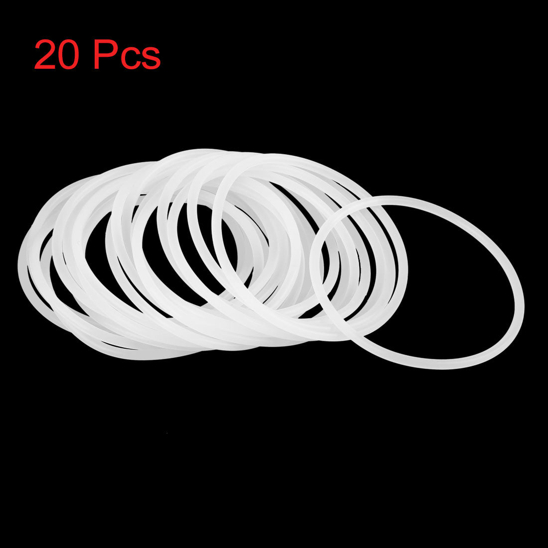 Silicone O-Rings, 70mm OD 63.8mm ID 3.1mm Width VMQ Seal Gasket for ...