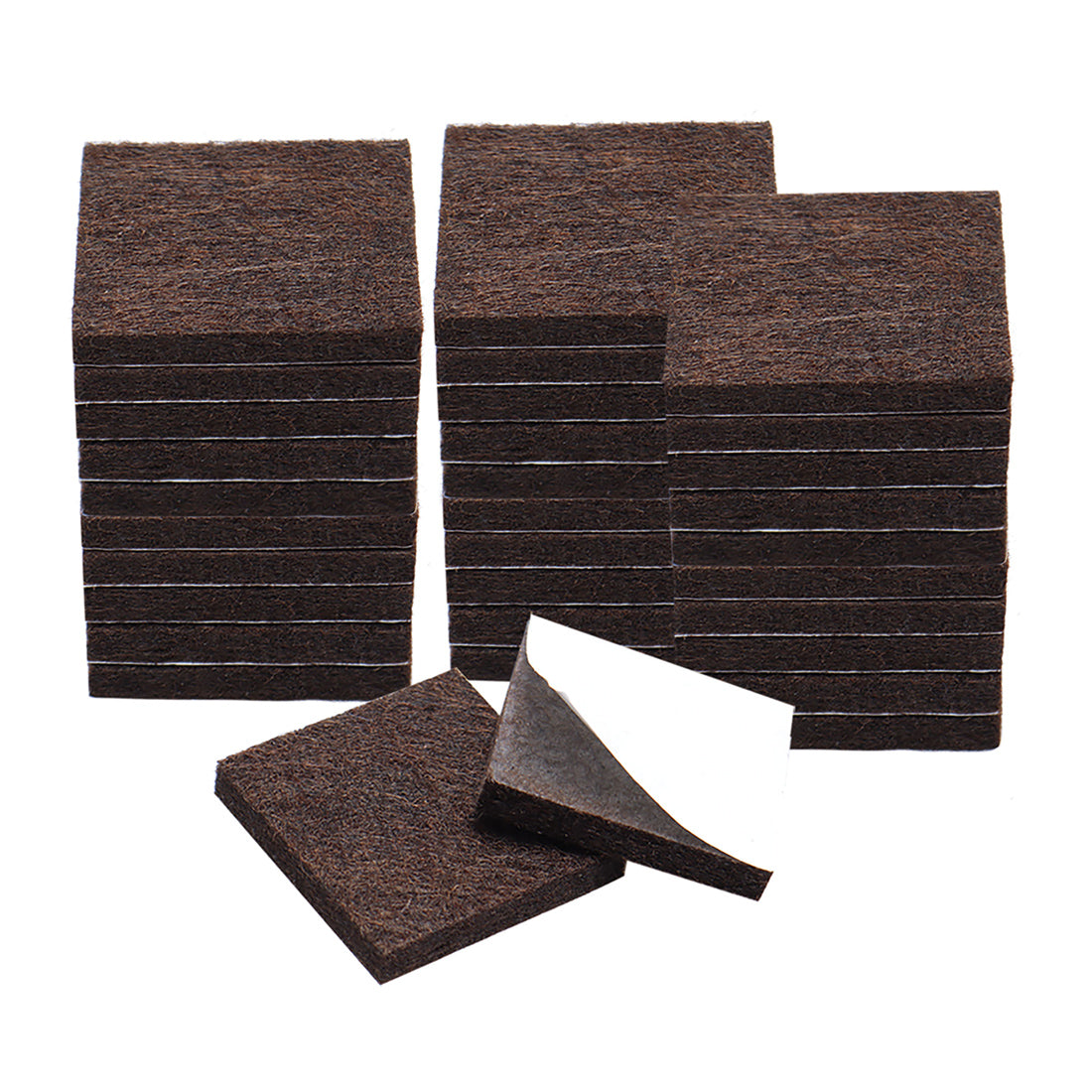 Uxcell Furniture Felt Pads Square 1 3/4" Anti-scratch for Furniture ...