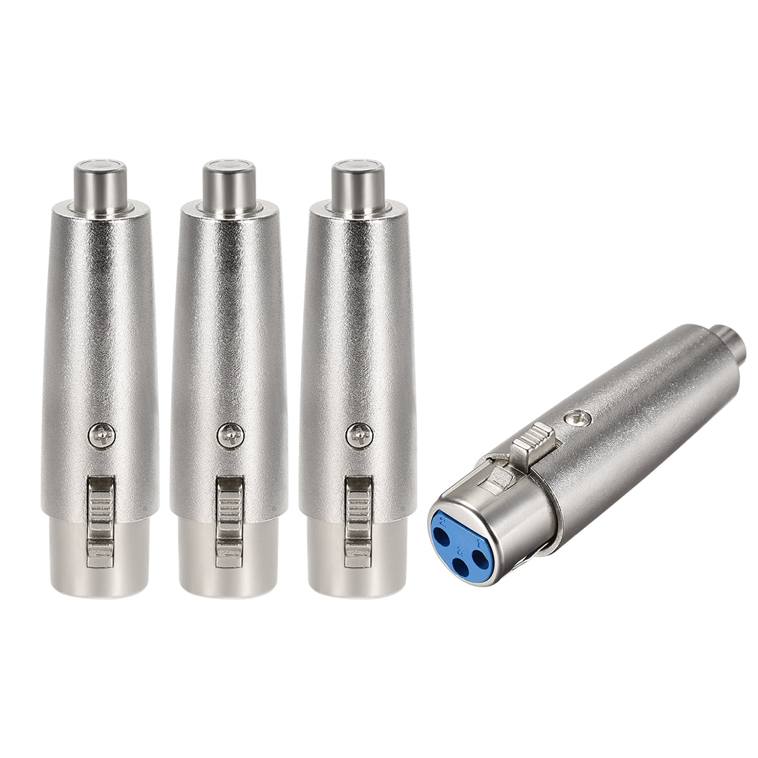 Uxcell XLR Female to RCA Female Adapter,Gender Changer - 3 Pin XLR-F to ...