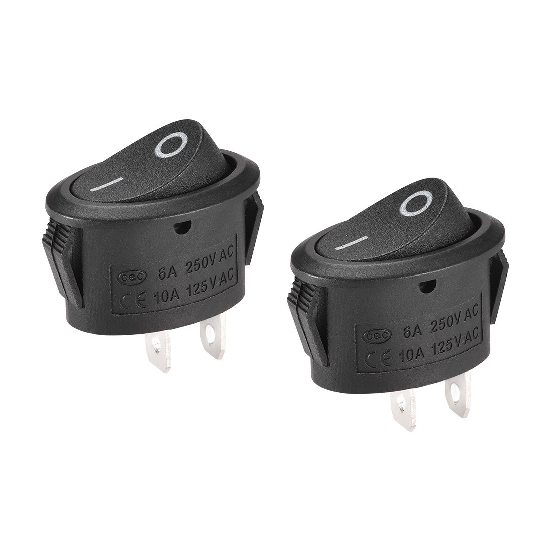 Uxcell Boat Rocker Switch Oval Toggle Switch for Boat Car Marine 2pins ...