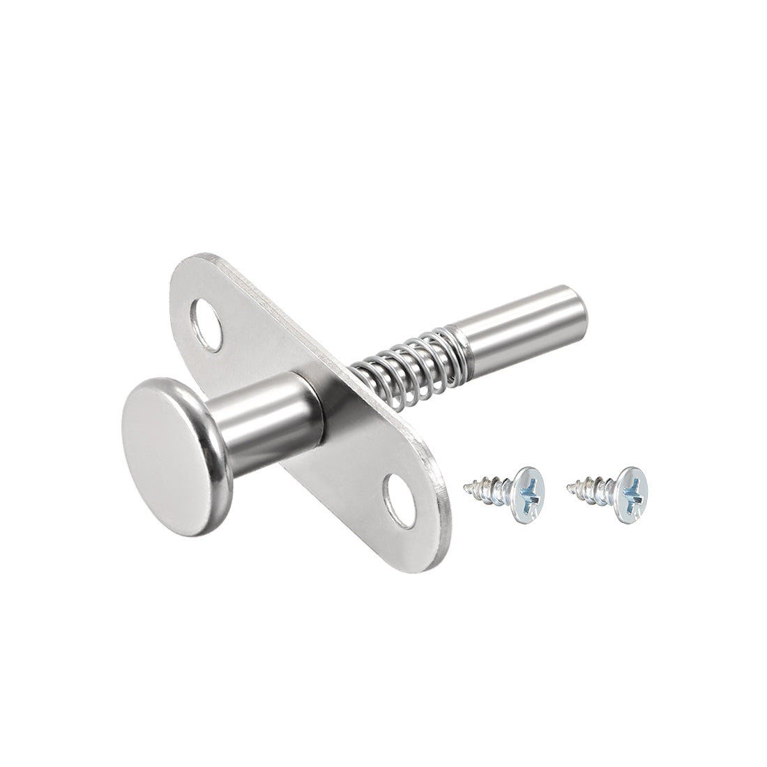 Plunger Latches Spring-loaded Stainless Steel Dia Head Dia Spring Total ...